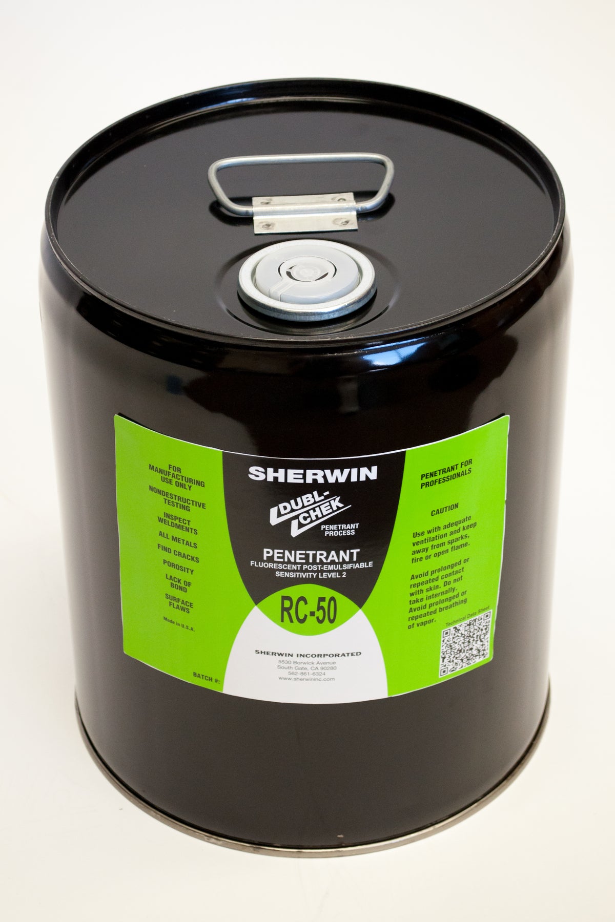 Sherwin RC-50 Fluorescent Penetrant – Splitter NDT Inc.