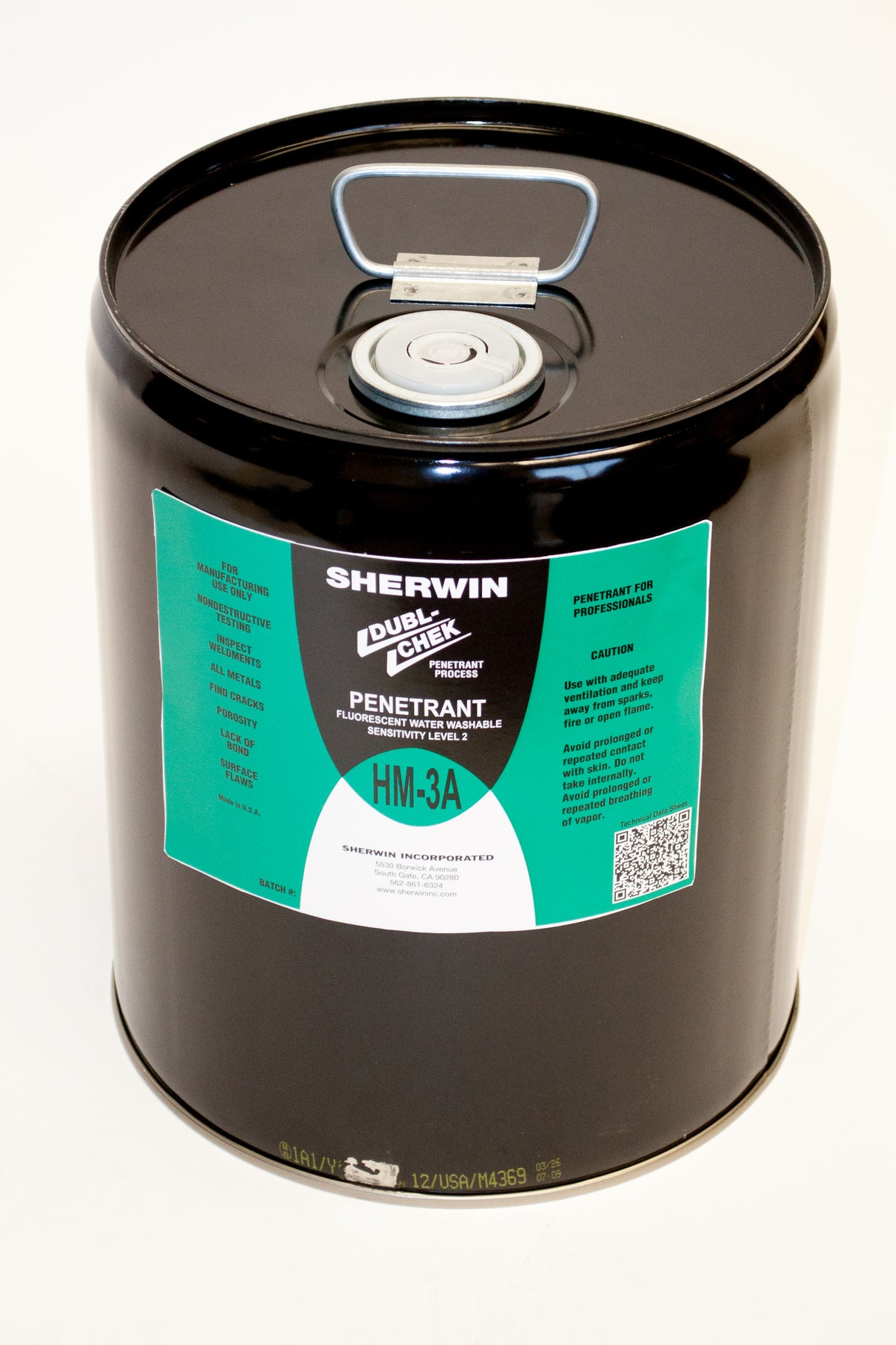 Sherwin HM-3A Fluorescent Penetrant – Splitter NDT Inc.