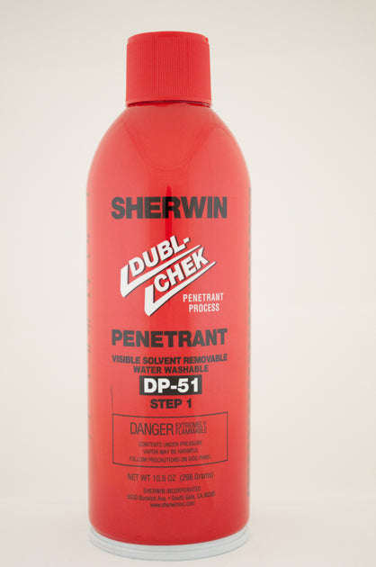 Sherwin DP-51 Aerosol Visible Penetrant – Splitter NDT Inc.