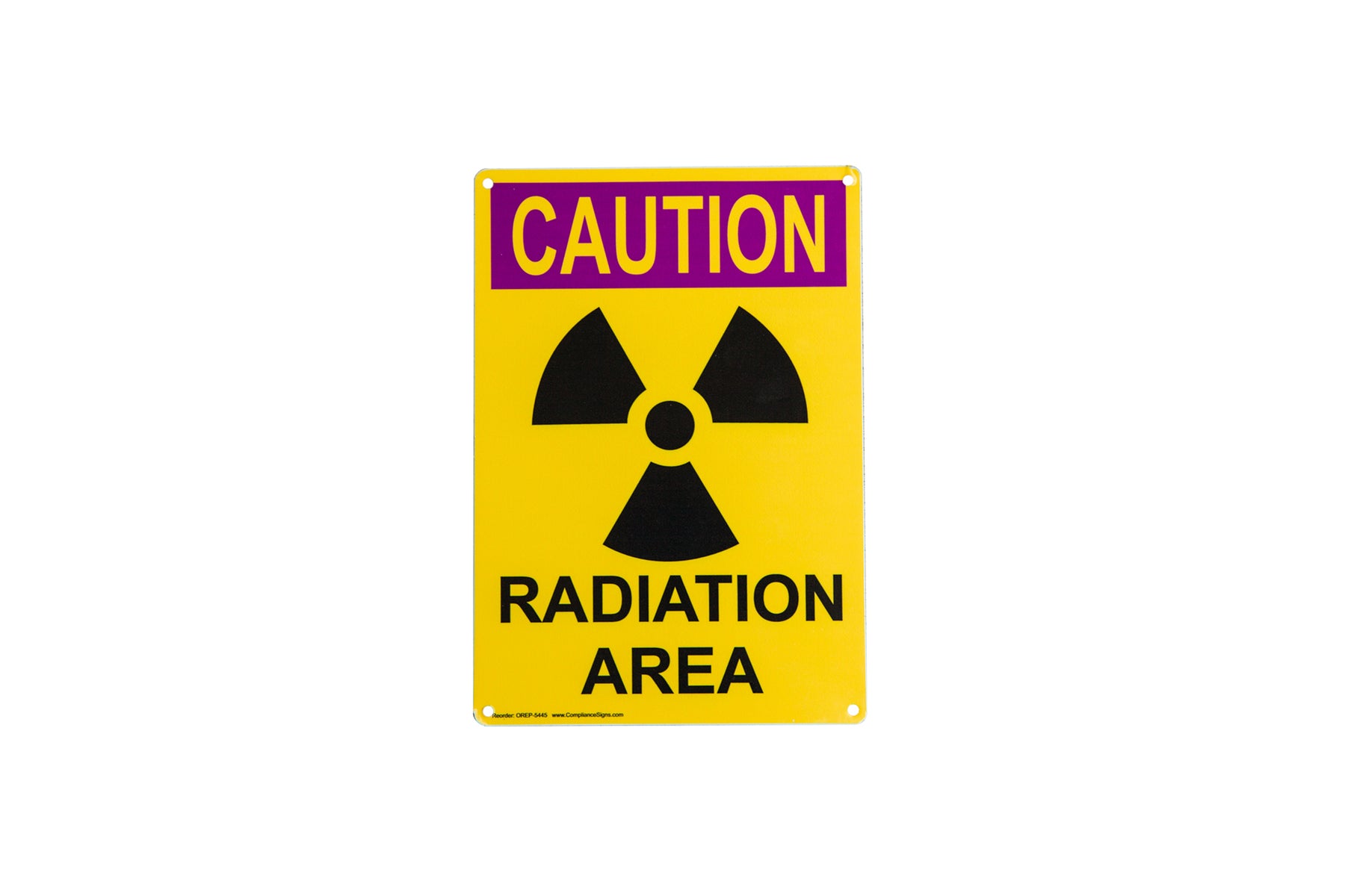 Metal Radiation Warning Signs – Splitter NDT Inc.